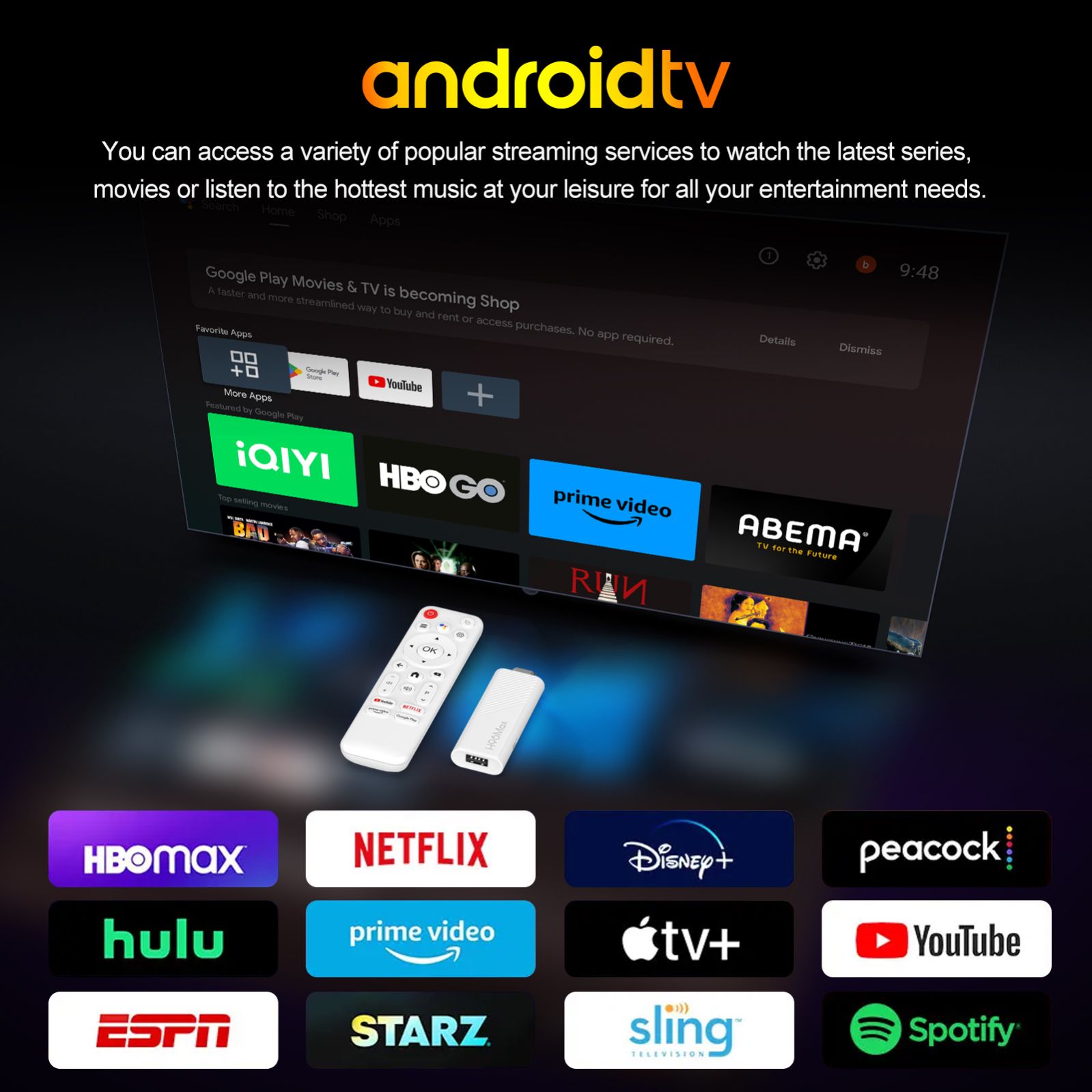 Remote Fire Tv Stick 4k Smart Box in Electronics | Global Shopping